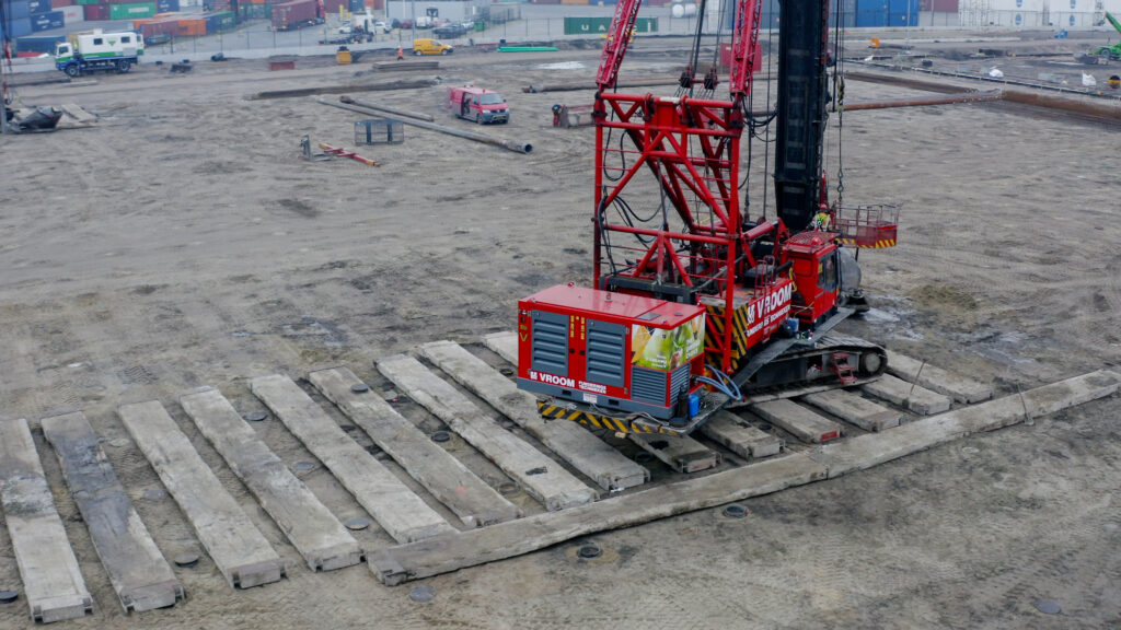 Electric HPU for Vigor Piling - Intercel Electrification